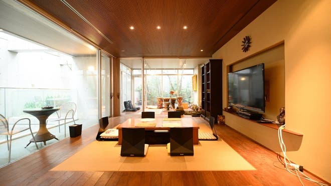 【麻布モダンハウス】安藤忠雄が設計した丸ごと貸切の一軒家(麻布エリア、屋上から東京タワーが見える、撮影スタジオとして人気上昇中)の写真5