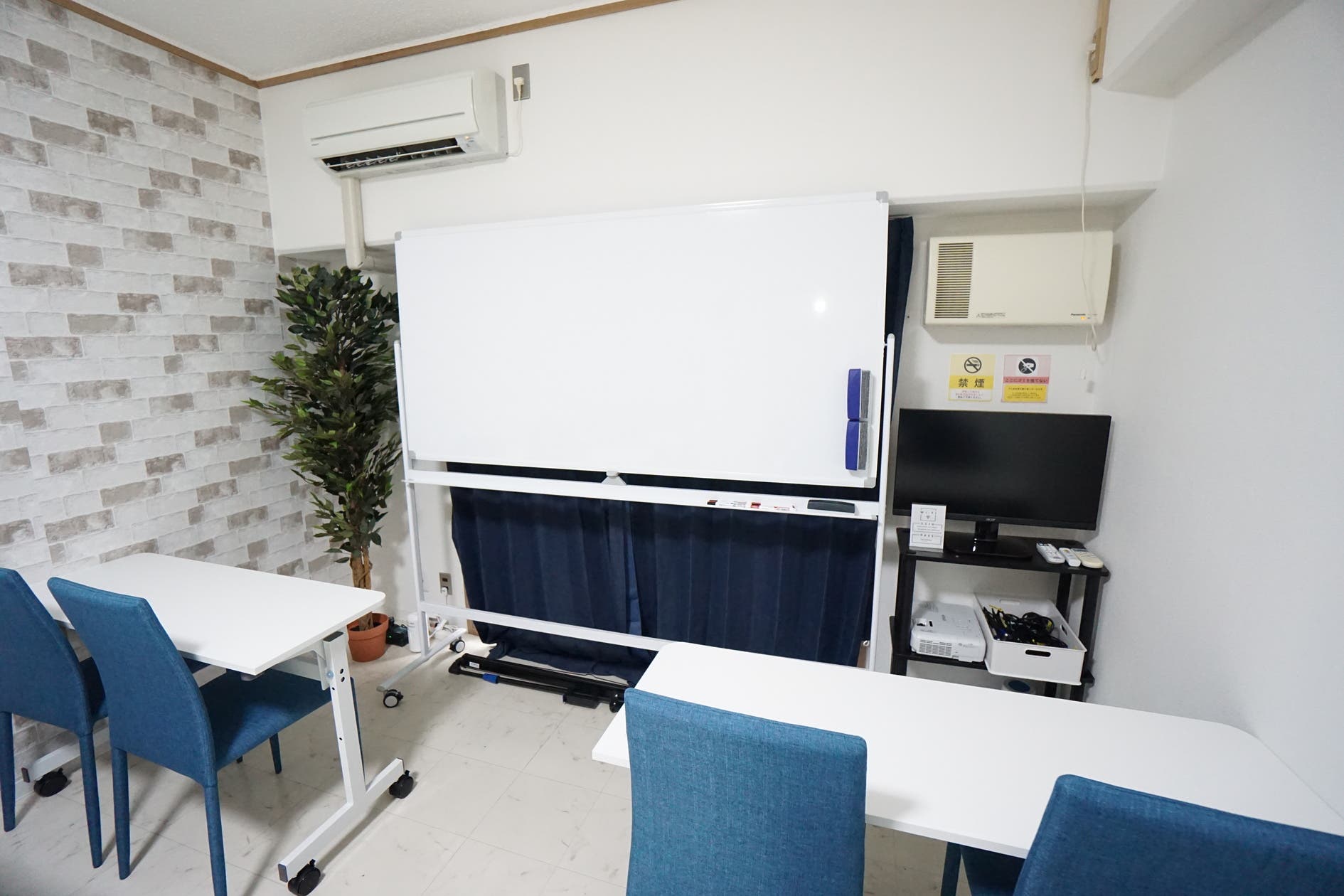 ＜シルク会議室＞駅近🚃Wi-Fi📶プロジェクター🎥モニター🖥会議/商談/テレワーク/Zoom/作業場所/自習の写真6