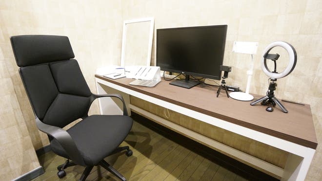 <大国町ミニマルオフィス>完全個室✨モニター🖥️Wi-Fi📶テレワーク/Web会議,面接/会議/打ち合わせの写真4