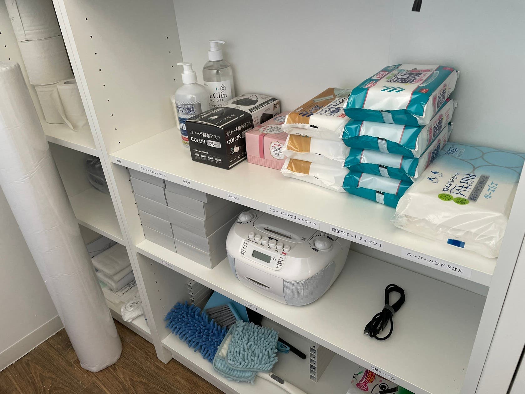 備品の充実 落ち着いた空間 セラピストの為のレンタルサロンの写真11