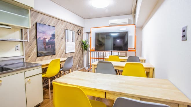 《チサン》飲食OK/博多駅西20出口4分/最大11名/設備無料/光Wi-Fi/リングライト/55インチモニターの写真11