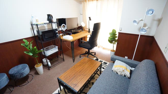 天満橋駅徒歩4分!<ひふみミニマルオフィス501>完全個室✨モニター/光Wi-Fiあり!テレワーク/Web会議,面接の写真4