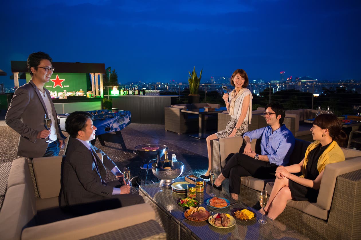 ガーデンレストランｋ～福岡市街を一望できるオープンエアスペースの写真4