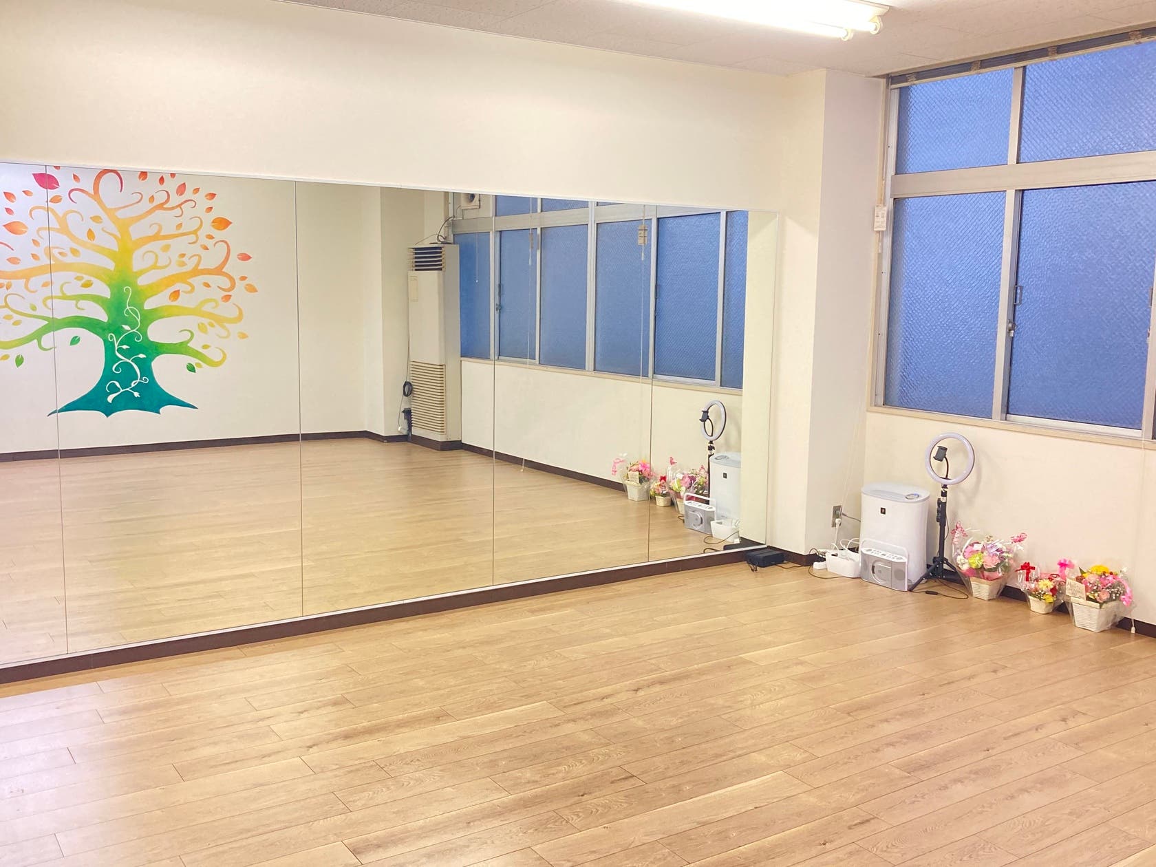 【近鉄奈良駅徒歩1分】ダンスができるレンタルスタジオ/鏡面2面（4.5mと2.7m）/フローリング/ダンス、ヨガ、会議室等の写真21