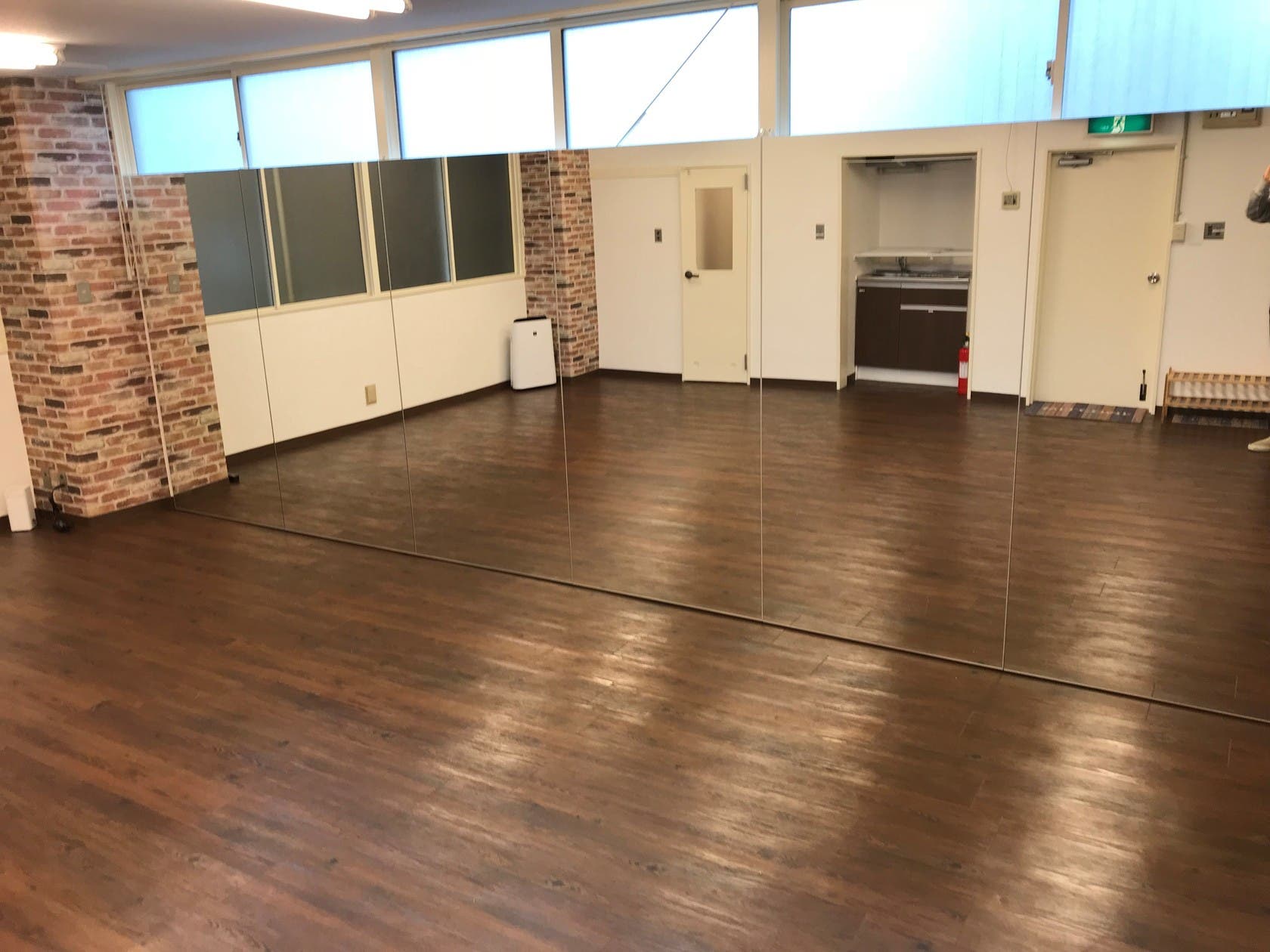 ヨコ５m×タテ２mの大型鏡アリ。JR千葉駅から徒歩圏内。ダンスやヨガに！の写真10