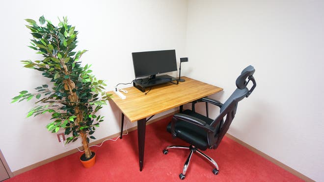 【レンタルスペース@名鉄 小牧駅①】5名収容♪光Wi-Fi/ワイドモニター無料!テレワーク/作業場所/Web会議/面談/商談の写真3