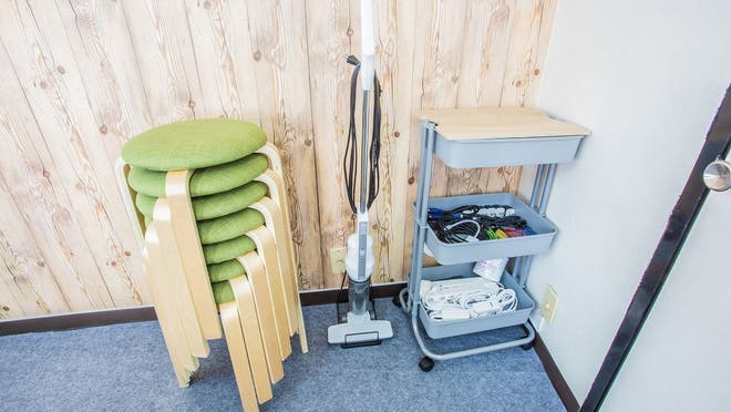 【広島駅1分!25名利用可!】綺麗な室内!WiFi・プロジェクター・ホワイトボード全て無料!土足可!ふれあい貸し会議室 広島Aの写真9