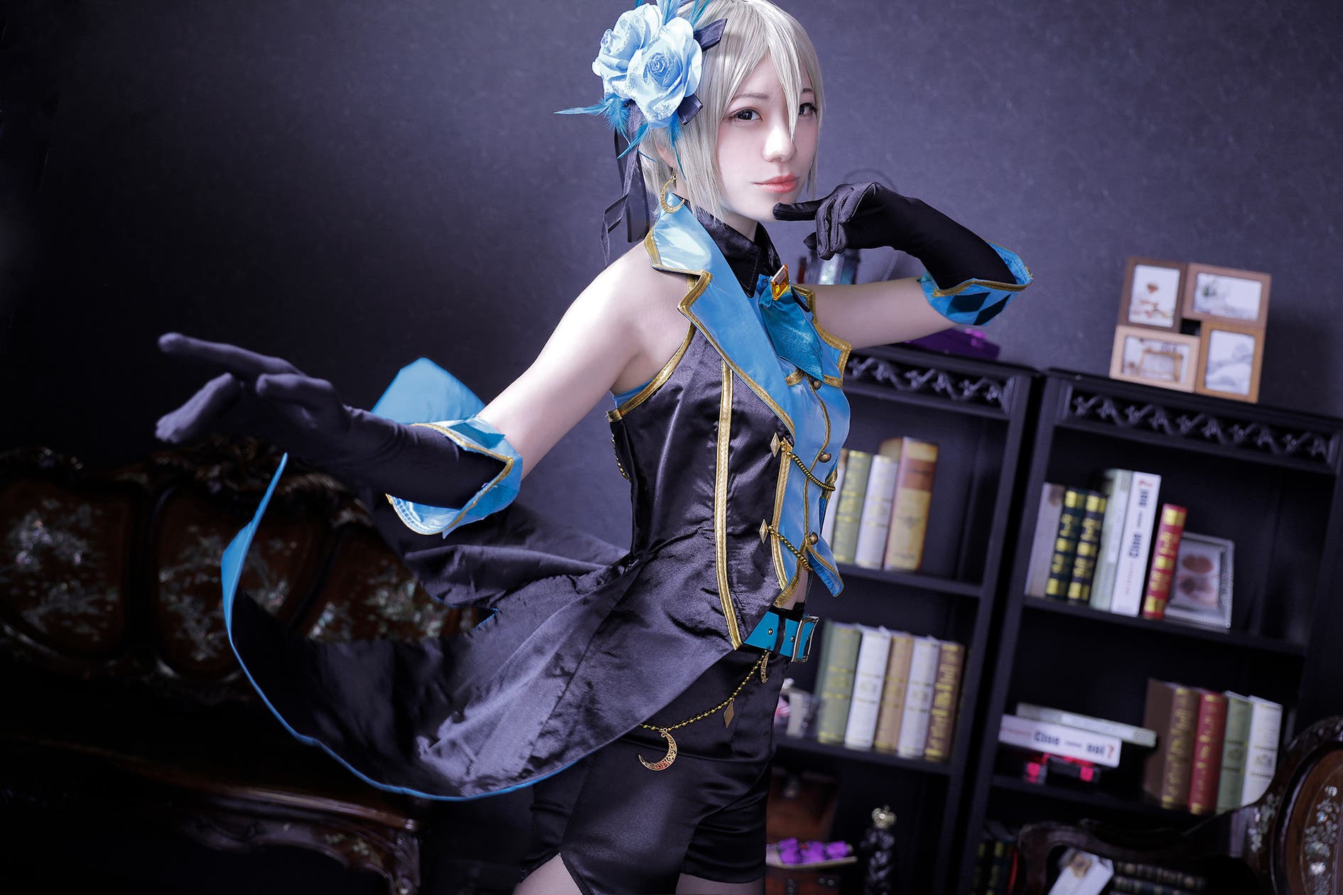 【ココスタジオ日本橋】黒の撮影ルーム📸 換気・定期消毒✨無料WiFi✨コスプレ撮影👚✨の写真20