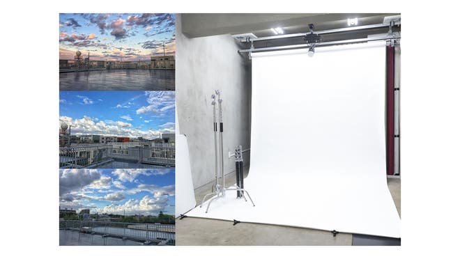 【京王線府中駅から徒歩3分】格安シンプルスタジオ!100㎡屋上使用可能。清田写真スタジオの写真1