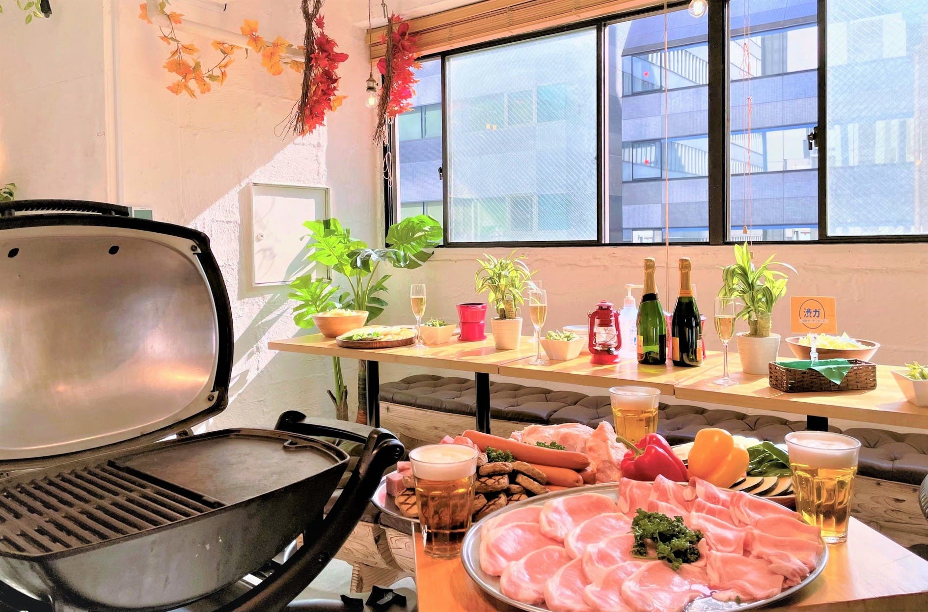 【渋谷駅１分】ラグジュアリー空間で貸切パーティー/グランピングBBQ /ケータリングパーティー/各種イベント/ゴミ回収ありの写真9