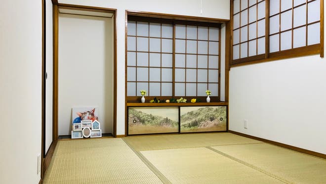【Youtube★Netflix】やっぱり落ち着く♪畳のぬくもりと和の空間にほっこり!靴を脱いで寛げる「和室」がある【101室】の写真9