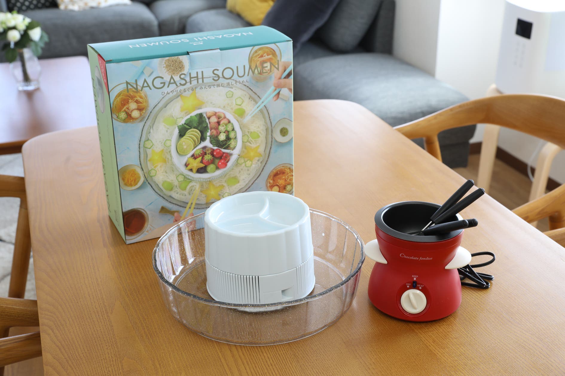 流しそうめん器 ※単2乾電池2本はご持参くださいの画像1