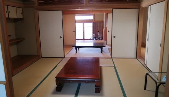 【浜崎駅徒歩7分】商家造りのザ☆和室のお座敷2間/高速Wi-Fi/自然光/会議/女子会/テレワーク/撮影/誕生日会/デートの写真1