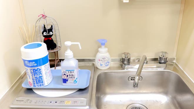 錦糸町駅北口4分/無料WiFi(IPv6接続)/角部屋・2面窓換気、空気清浄機/Web会議・面接/撮影会、オフ会の写真8