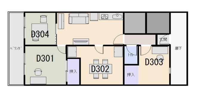 ≪大阪駅10分❕ミーティングスペースD304≫完全個室4名✨テレワーク,Web会議,面接にの写真8
