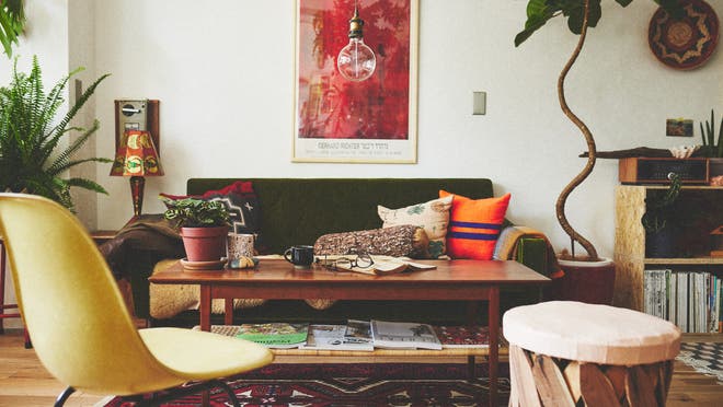 実際に人が住んでいるかのような生活感を、圧巻の植物たちが包み込むハウススタジオの写真2