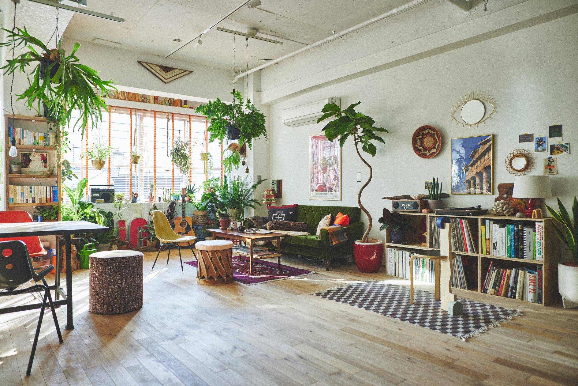 実際に人が住んでいるかのような生活感を、圧巻の植物たちが包み込むハウススタジオの写真18