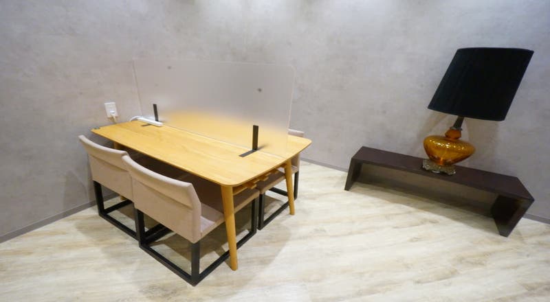 ＜モディコワーキング4人用No.26＞静岡モディのコワーキングスペース✨Wi-Fi/コンセントあり！リモートワーク/Web会議