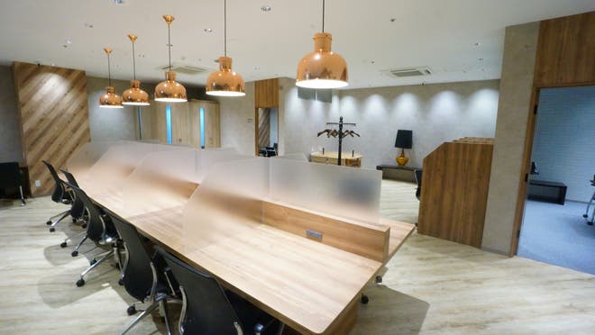 <モディコワーキング1人用自由席E>フリーアドレスで快適に作業⭐️静岡モディのコワーキングスペース✨Wi-Fi/コンセントの写真3