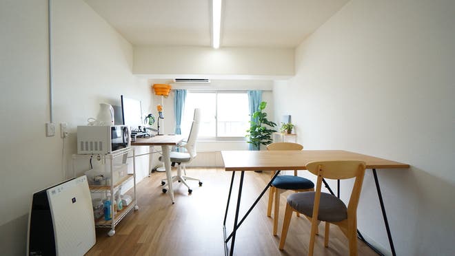 <初台ミニマルオフィス404>高速光回線設置✨完全個室✨モニター/WiFi/マッサージベッド・マットあり!テレワーク/Web会議の写真3