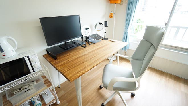 <初台ミニマルオフィス404>高速光回線設置✨完全個室✨モニター/WiFi/マッサージベッド・マットあり!テレワーク/Web会議の写真4