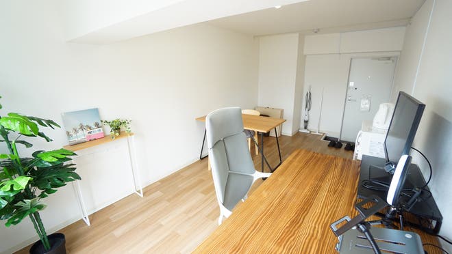 <初台ミニマルオフィス404>高速光回線設置✨完全個室✨モニター/WiFi/マッサージベッド・マットあり!テレワーク/Web会議の写真6