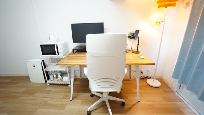 <初台ミニマルオフィス404>高速光回線設置✨完全個室✨モニター/WiFi/マッサージベッド・マットあり!テレワーク/Web会議の写真17