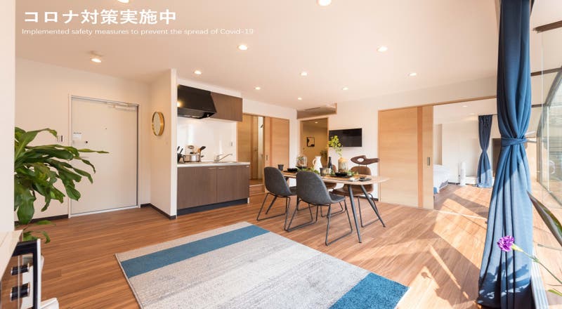 【TORAスカイツリー】押上駅3分★60平米2LDKの綺麗な内装★広々空間でゆったり★ A
