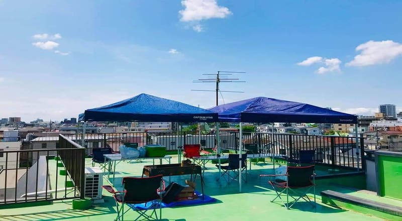 🍖蒲田屋上でBBQ🔥テントやコンロの貸し出し有✨
