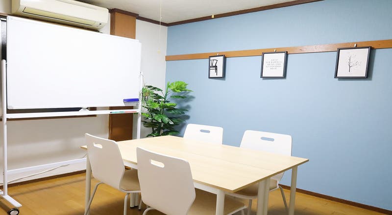 【国分寺駅5分！8名利用可！】綺麗な室内！WiFi・プロジェクター・ホワイトボード全て無料！ふれあい貸し会議室 国分寺A