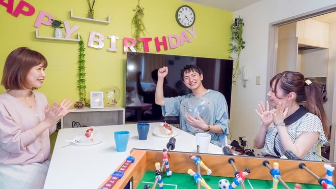 動画配信見放題❣リピート割あり❣柏駅4分🚉65インチTV📺で動画鑑賞🎥女子会🍷ボドゲ☘ブルーレイ💽/FireTV🔥/光WiFi📶の写真1