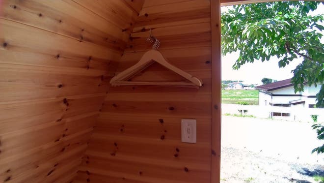 ログハウス風の木製小屋。デスクワークに、休憩に、趣味に、ちょこっと田舎でご自由にお寛ぎください。の写真8