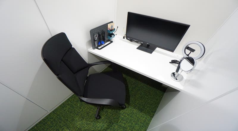  OPENキャンペーン✨＜ODAKYU RENTAL SPACE 本厚木 個室A＞本厚木駅直結！WiFi/モニター有/Web会議