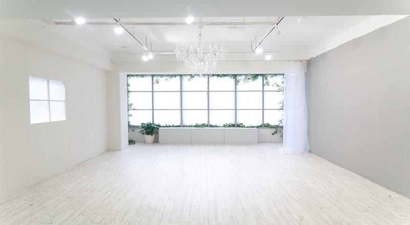 【スタジオジジ / 丸ノ内線 中野富士見町 徒歩30秒】/ 自然光 1h-5000円 / 花壁 / 馬車