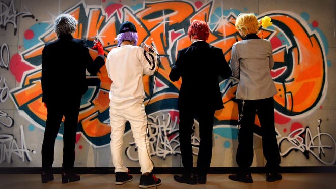 グラフィックアートが印象的なストリート感のあるフロアスペース!の写真8