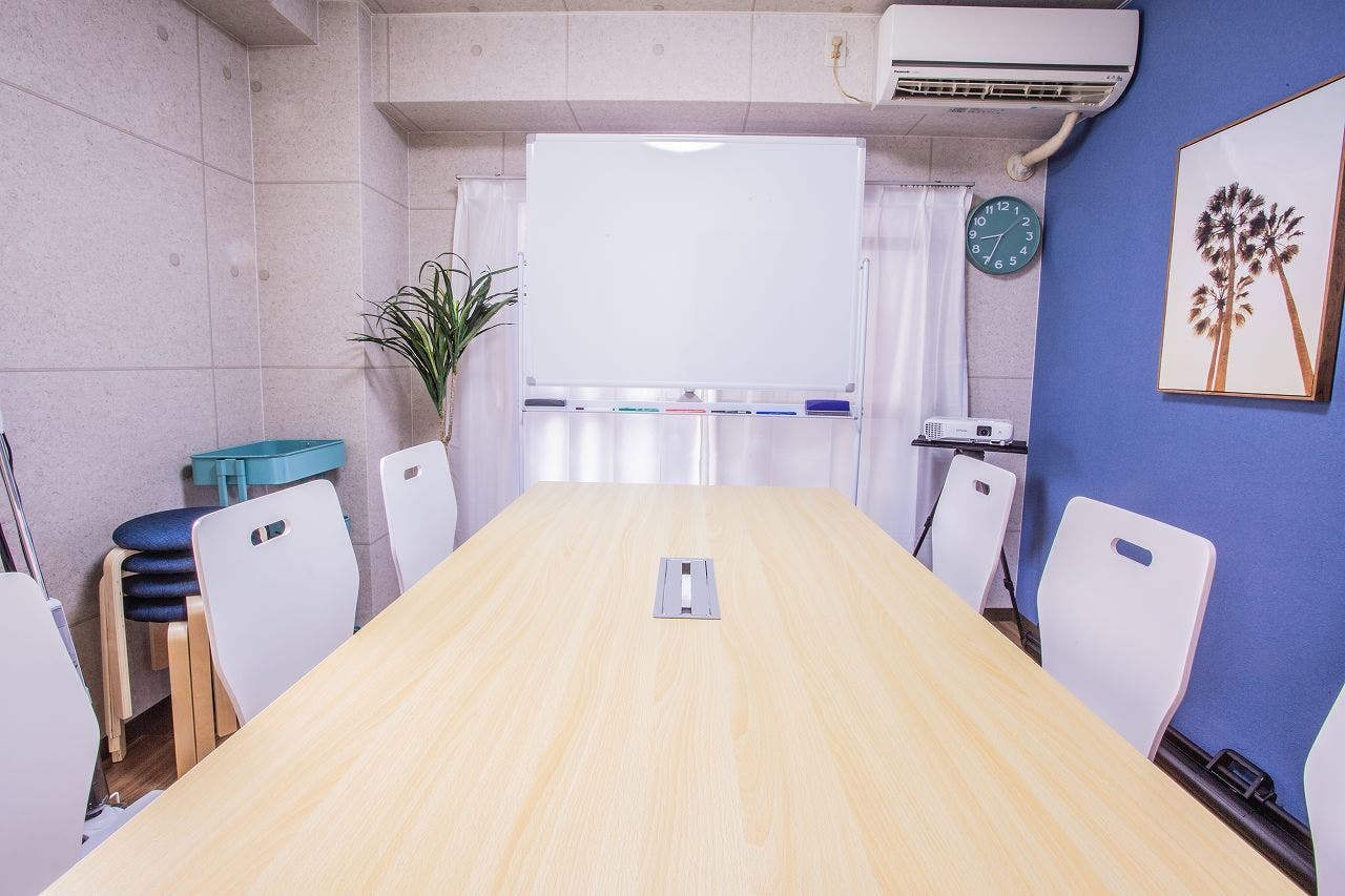 【天王寺駅3分！10名】綺麗な室内！プロジェクター・ホワイトボード全て無料！ふれあい貸し会議室 天王寺B-201の写真5