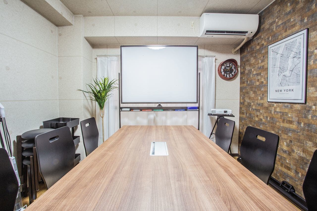 【天王寺駅3分！10名】綺麗な室内！WiFi・プロジェクター・ホワイトボード全て無料！ふれあい貸し会議室 天王寺C-202の写真5