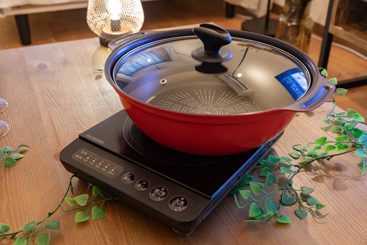 【パーティ調理器具】卓上IH＋鍋の画像1