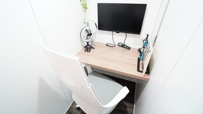 光回線導入<Pao Work 北千住No.1>完全個室⭐️WiFi/モニター/テレワーク/Web会議/面接の写真1