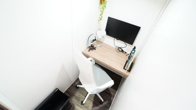 光回線導入<Pao Work 北千住No.1>完全個室⭐️WiFi/モニター/テレワーク/Web会議/面接の写真7