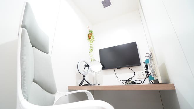 光回線導入<Pao Work 北千住No.3>完全個室⭐️WiFi/モニター/テレワーク/Web会議/面接の写真6