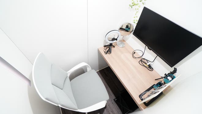 光回線導入<Pao Work 北千住No.4>完全個室⭐️WiFi/モニター/テレワーク/Web会議/面接の写真1