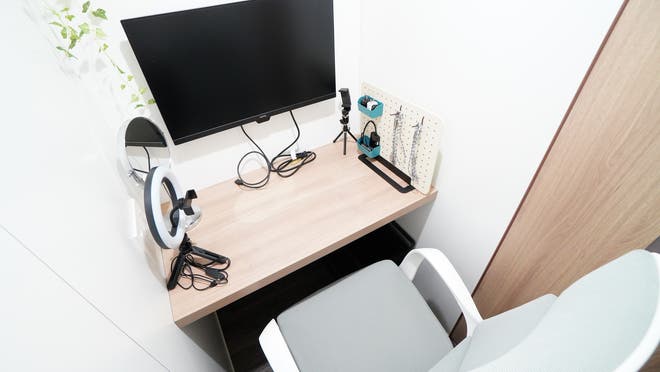 光回線導入<Pao Work 北千住No.4>完全個室⭐️WiFi/モニター/テレワーク/Web会議/面接の写真4