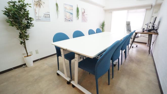 ⭐️光回線導入!⭐️<北浜ワークスペース>完全個室✨モニター/有線+Wi-Fi/ホワイトボード/テレワーク/会議/商談/作業場所の写真1