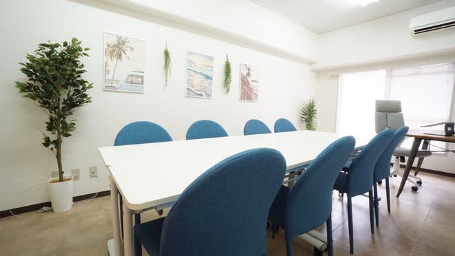 ⭐️光回線導入!⭐️<北浜ワークスペース>完全個室✨モニター/有線+Wi-Fi/ホワイトボード/テレワーク/会議/商談/作業場所の写真4