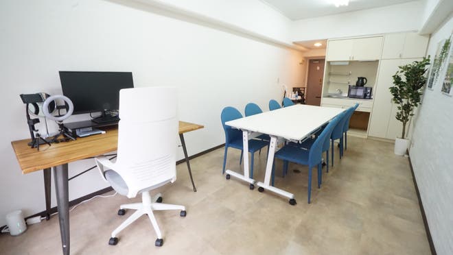 ⭐️光回線導入!⭐️<北浜ワークスペース>完全個室✨モニター/有線+Wi-Fi/ホワイトボード/テレワーク/会議/商談/作業場所の写真7