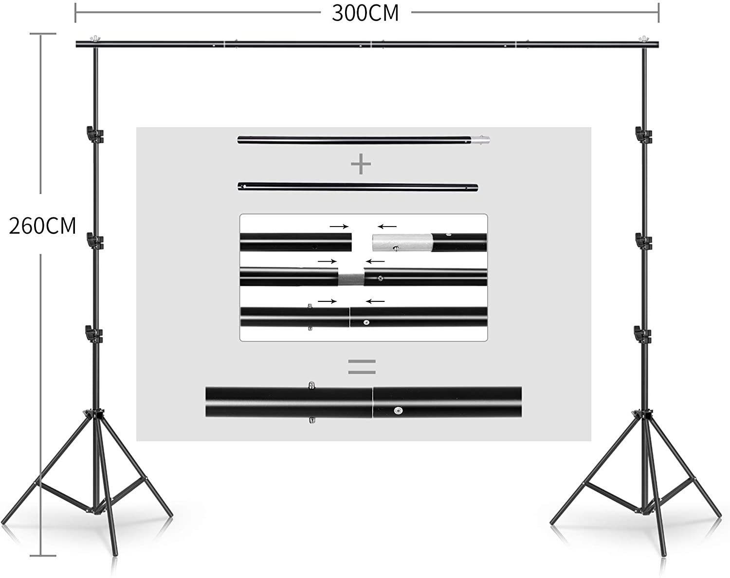 背景スタンド・背景布3種類の画像1