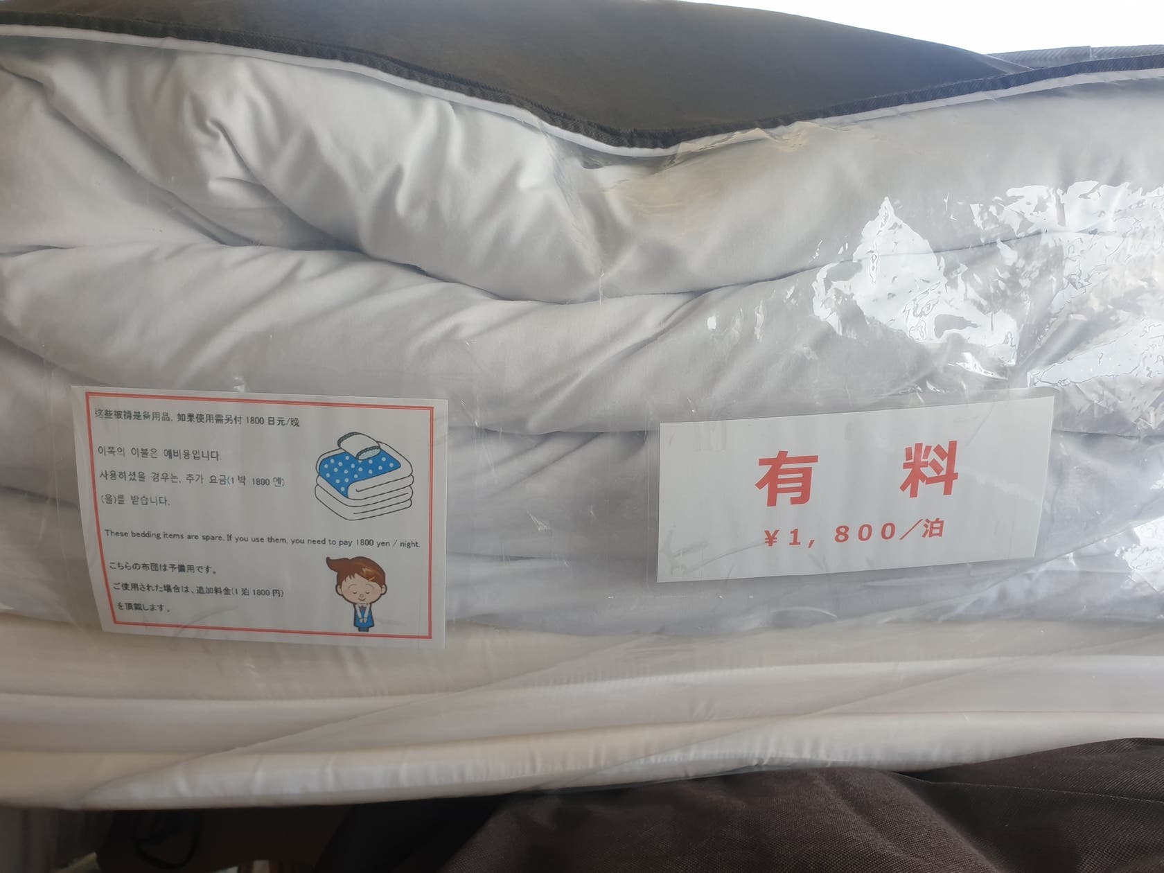 ベッド・布団ご利用オプションの画像1