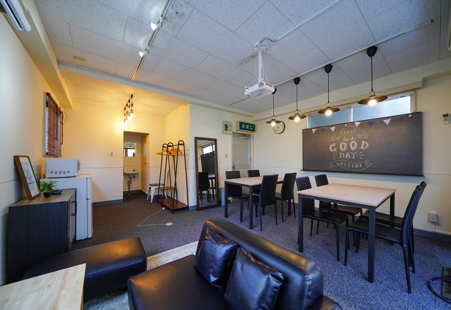 広いベランダ❗️楽器演奏可能！無料プロジェクタ、大型黒板、Wi-Fiあり！【西田ビル４F】の写真13