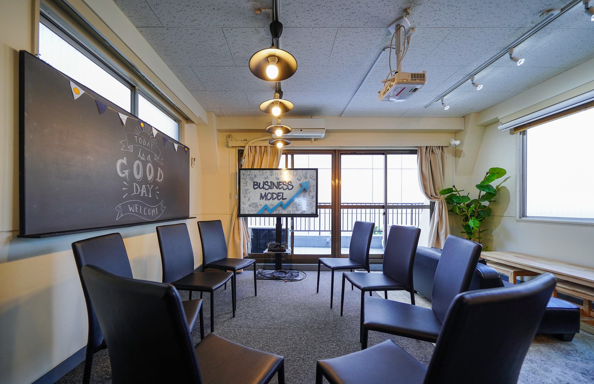 広いベランダ❗️楽器演奏可能！無料プロジェクタ、大型黒板、Wi-Fiあり！【西田ビル４F】の写真16